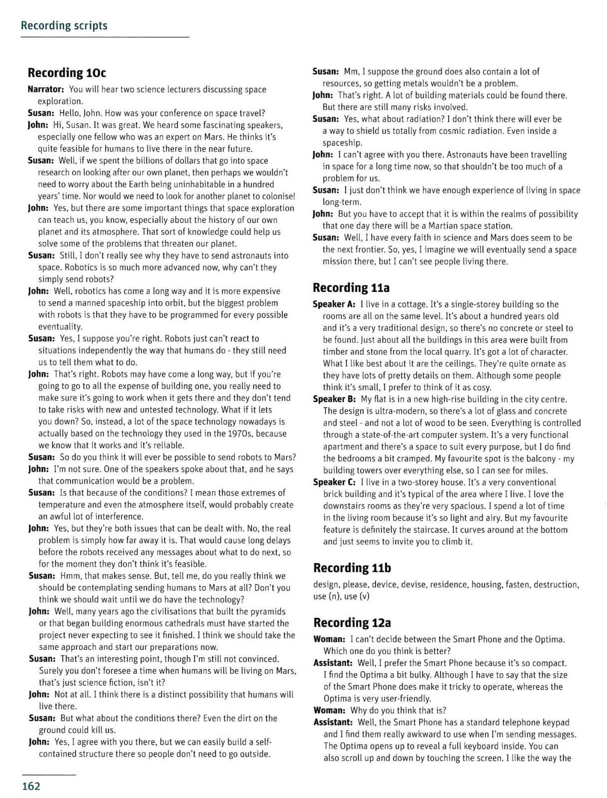 Recording scripts - Cambridge Vocabulary For IELTS