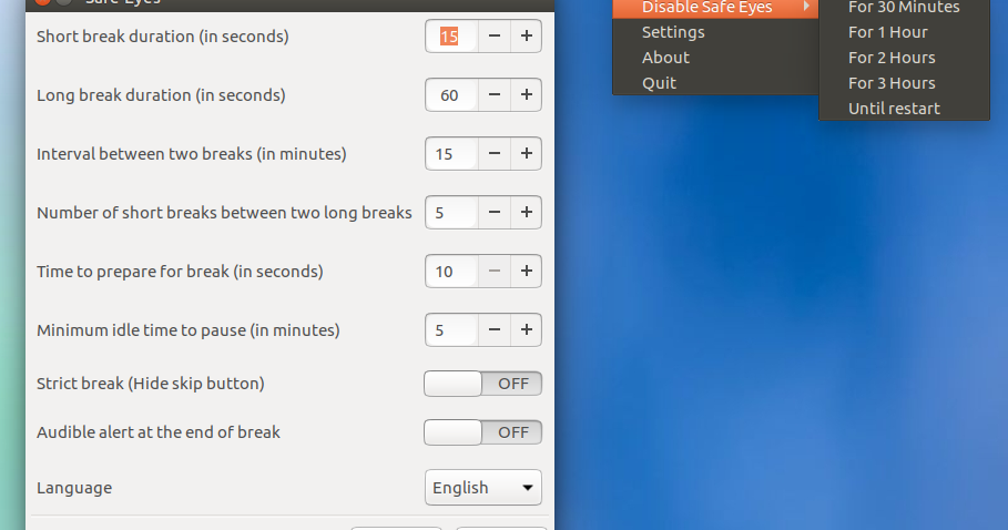 Computer Eye Strain Prevention App `SafeEyes` Sees New Release ~ Web ...
