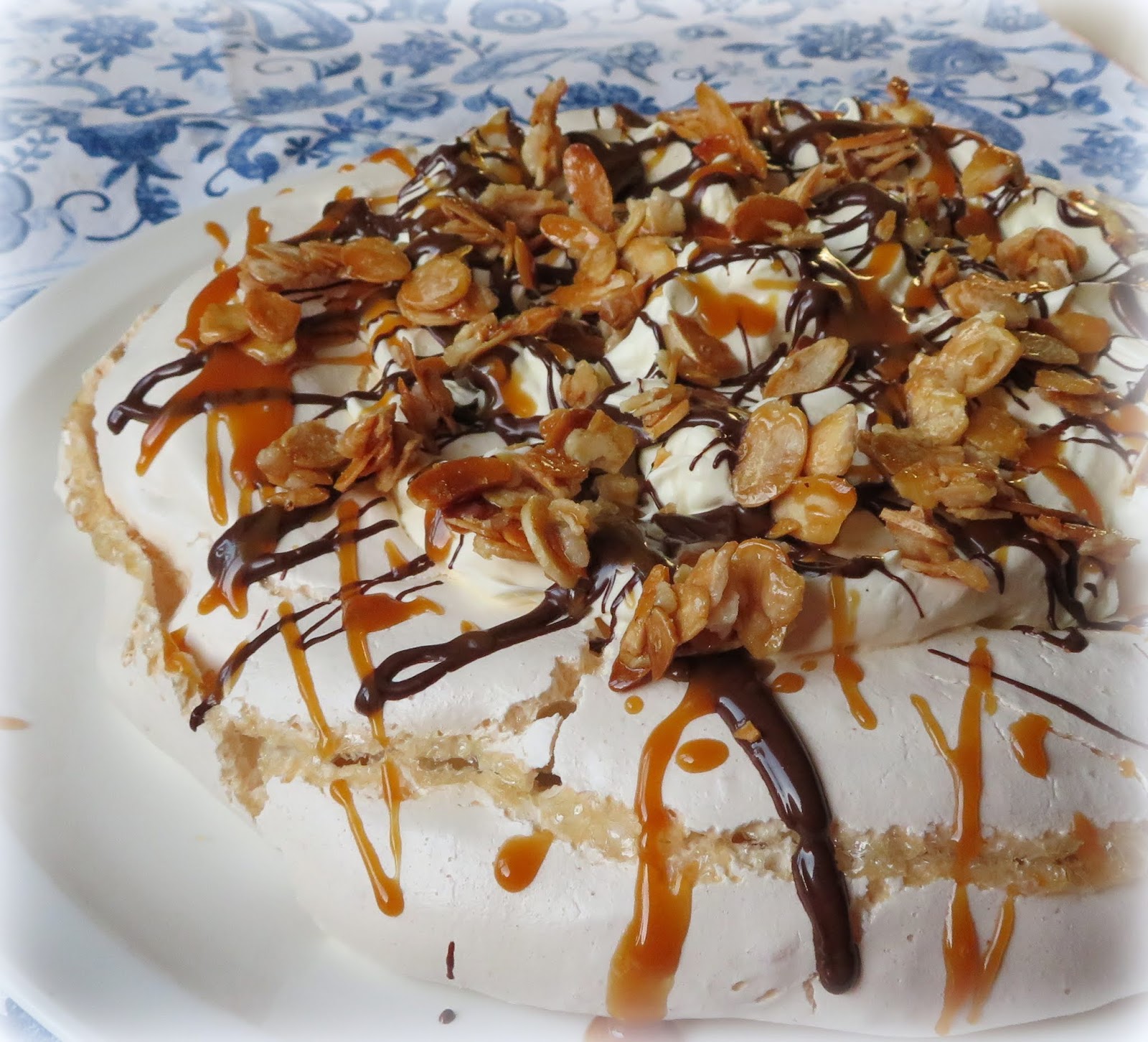 Salted Caramel Pavlova | The English Kitchen