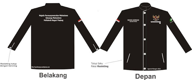 Akhwat Semangat: Contoh Design Jaket Organisasi