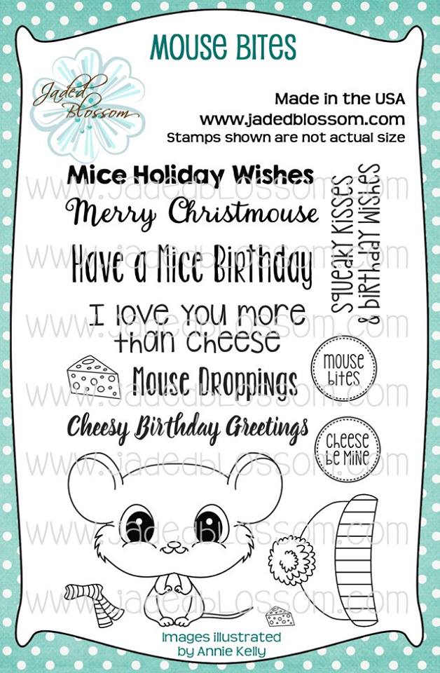 Paper Crafts by Candace: Jaded Blossom Stamp Release day 4: Mouse Bites!