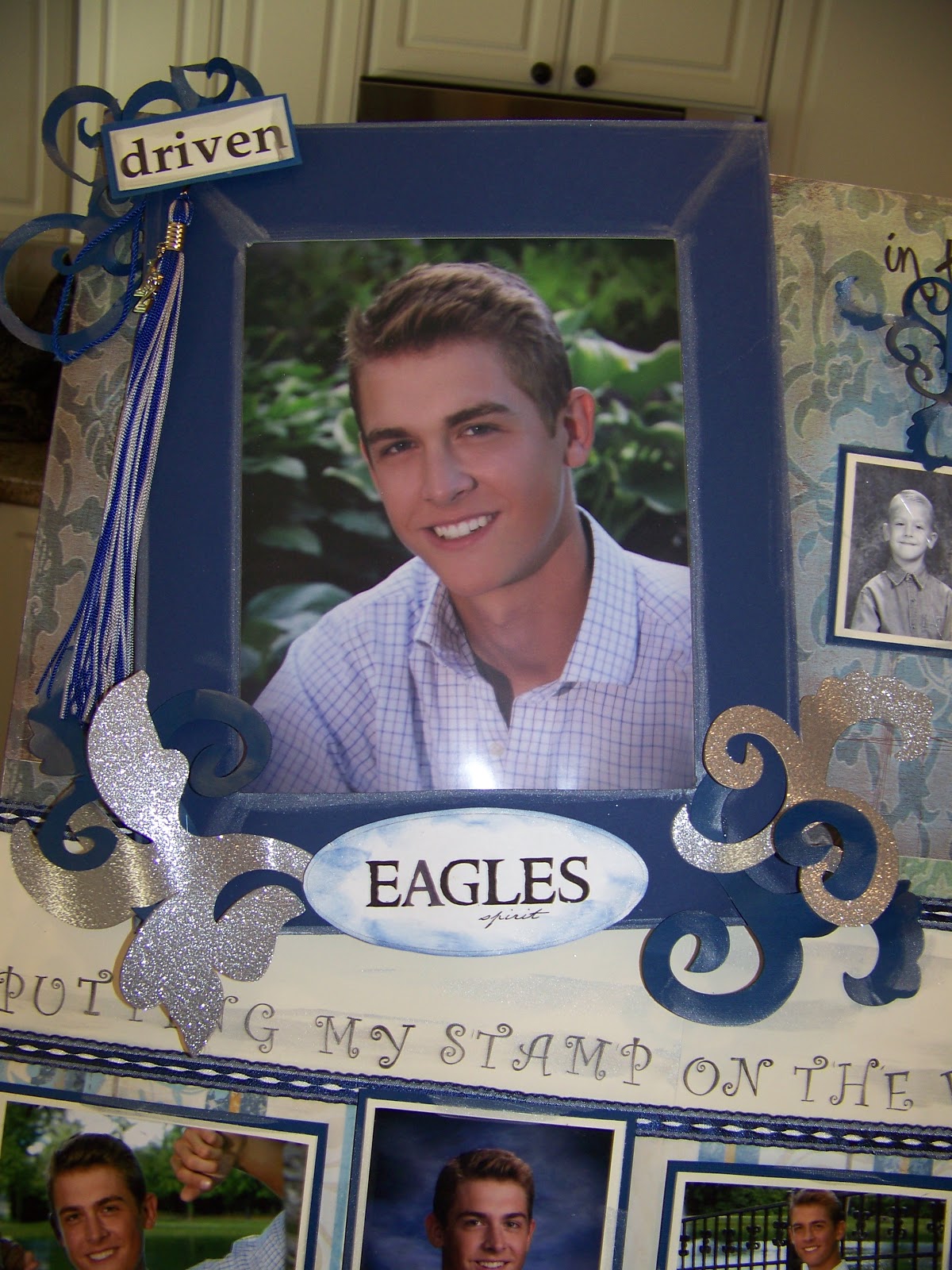 Creations from my heart: Graduation Boards For My Youngest....