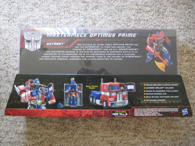 ChCse's blog: Toy Review: Transformers Masterpiece Optimus Prime ...