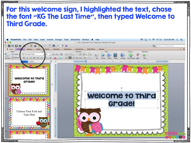 iTeach Third: Customizing Editable PowerPoint Files
