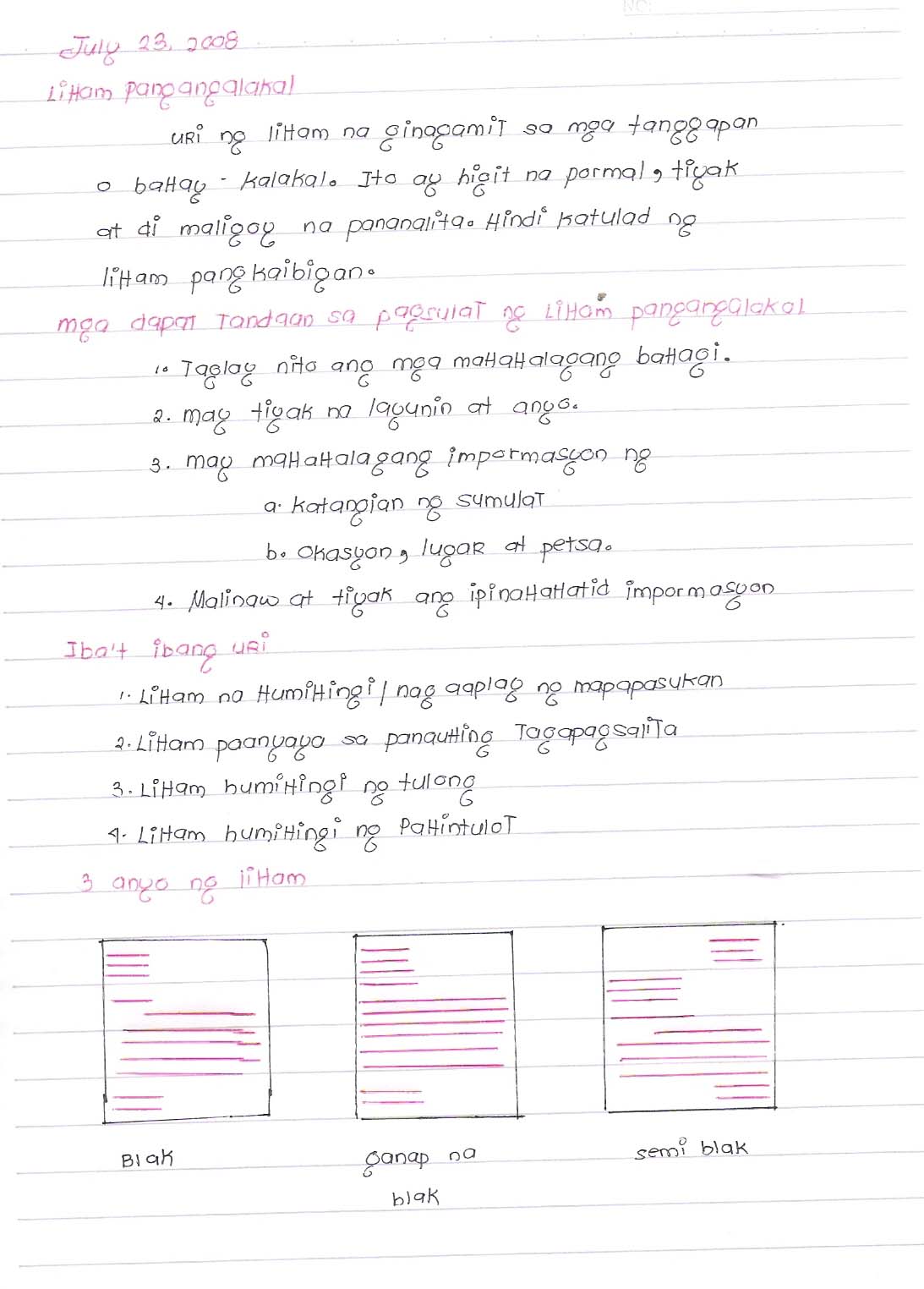 halimbawa ng liham - philippin news collections