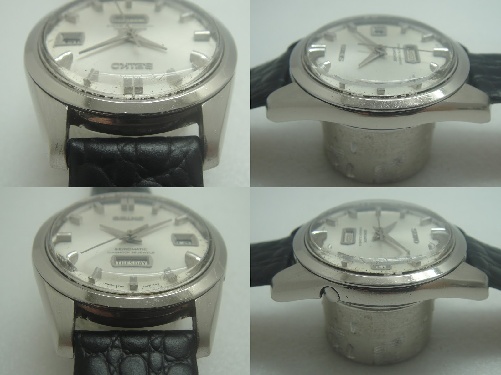 Antique Watch Bar: SEIKOMATIC DIASHOCK 26 JEWELS 6206-8130 SM138