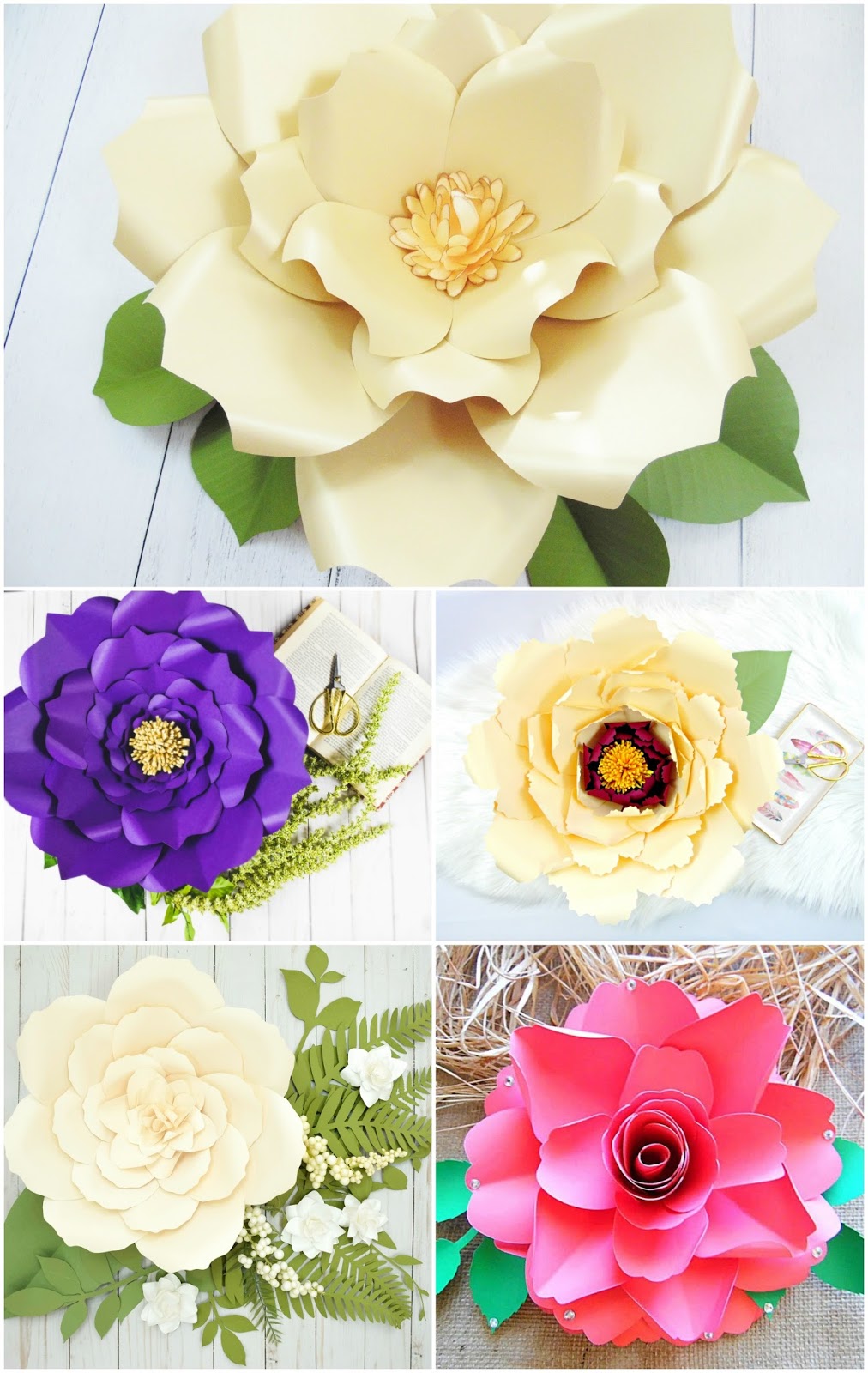 Mama's Gone Crafty: Giant Flower Library