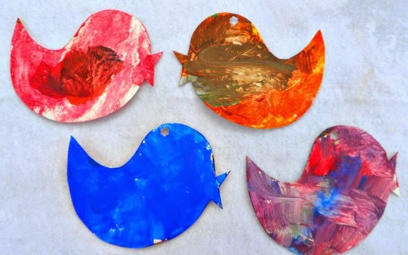 Bird art project for kids ~ ideas arts and crafts projects