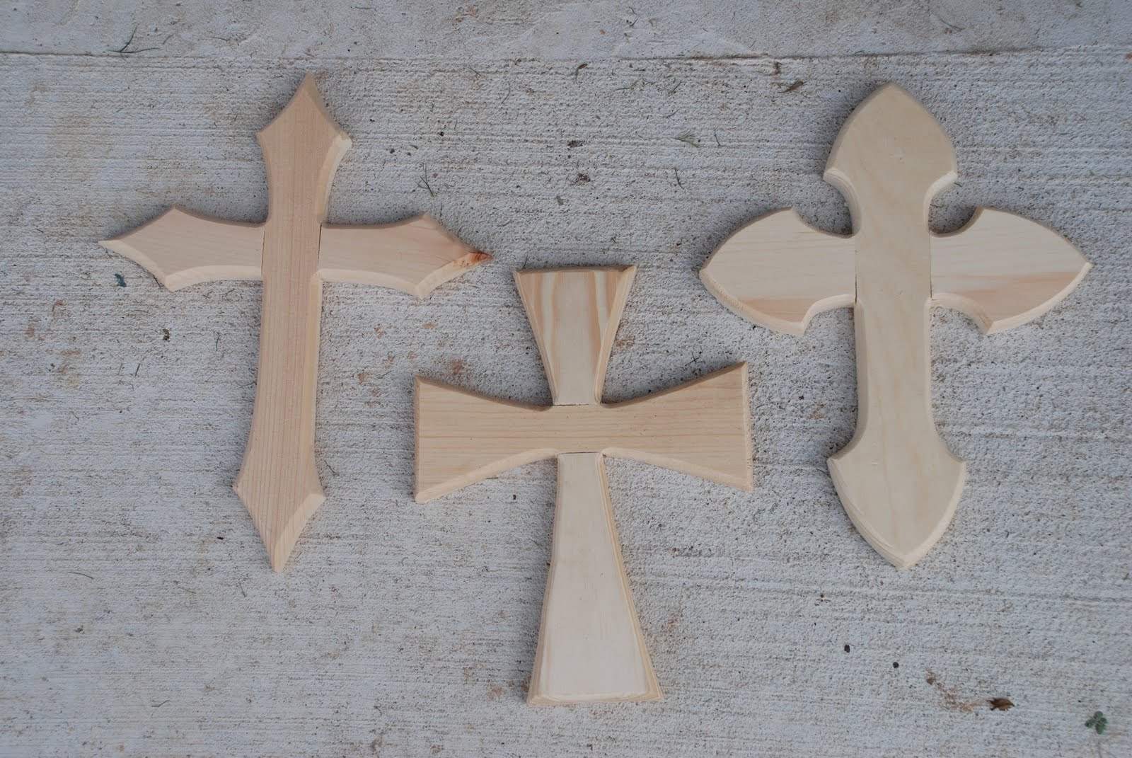 Fussy Mussy Designs: Layered Wooden Crosses - $30 to $35