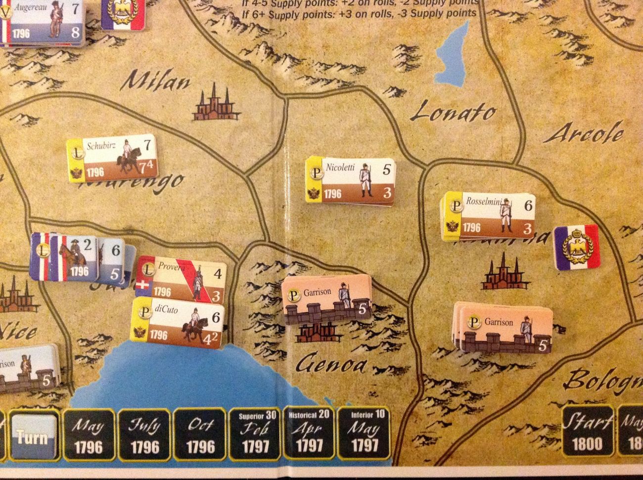 The Critical Boardgamer: Field Commander Napoleon in Italy, 1796