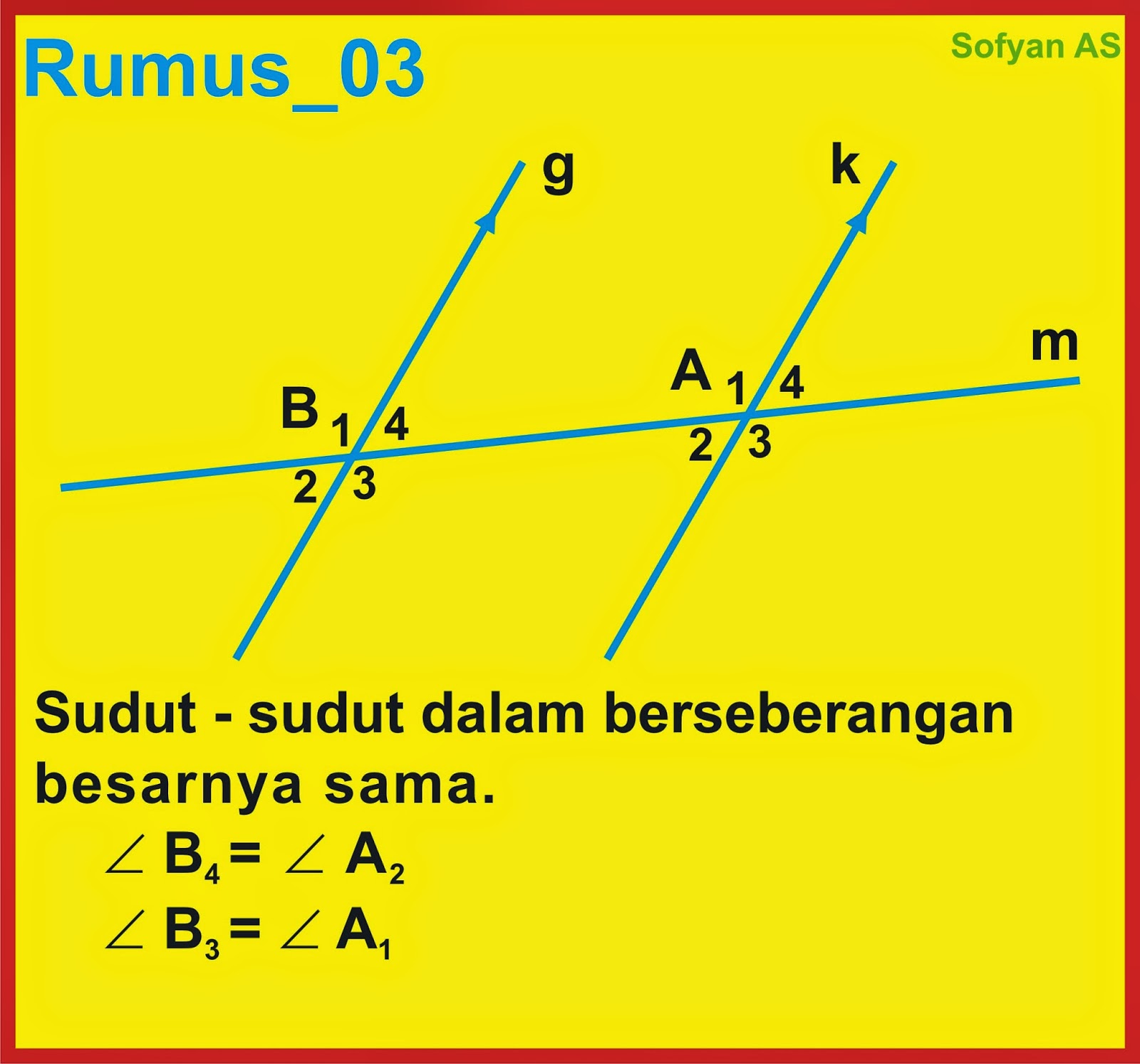 PEMBAHASAN MATEMATIKA: SUDUT DAN GARIS SEJAJAR