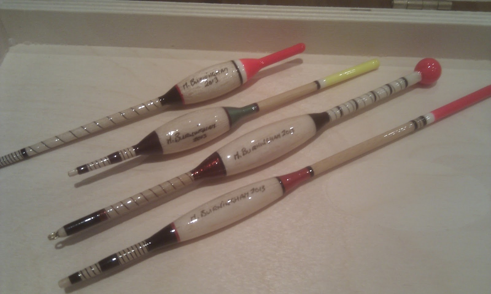 Handmade Fishing Floats by Mark Burningham.: March 2013