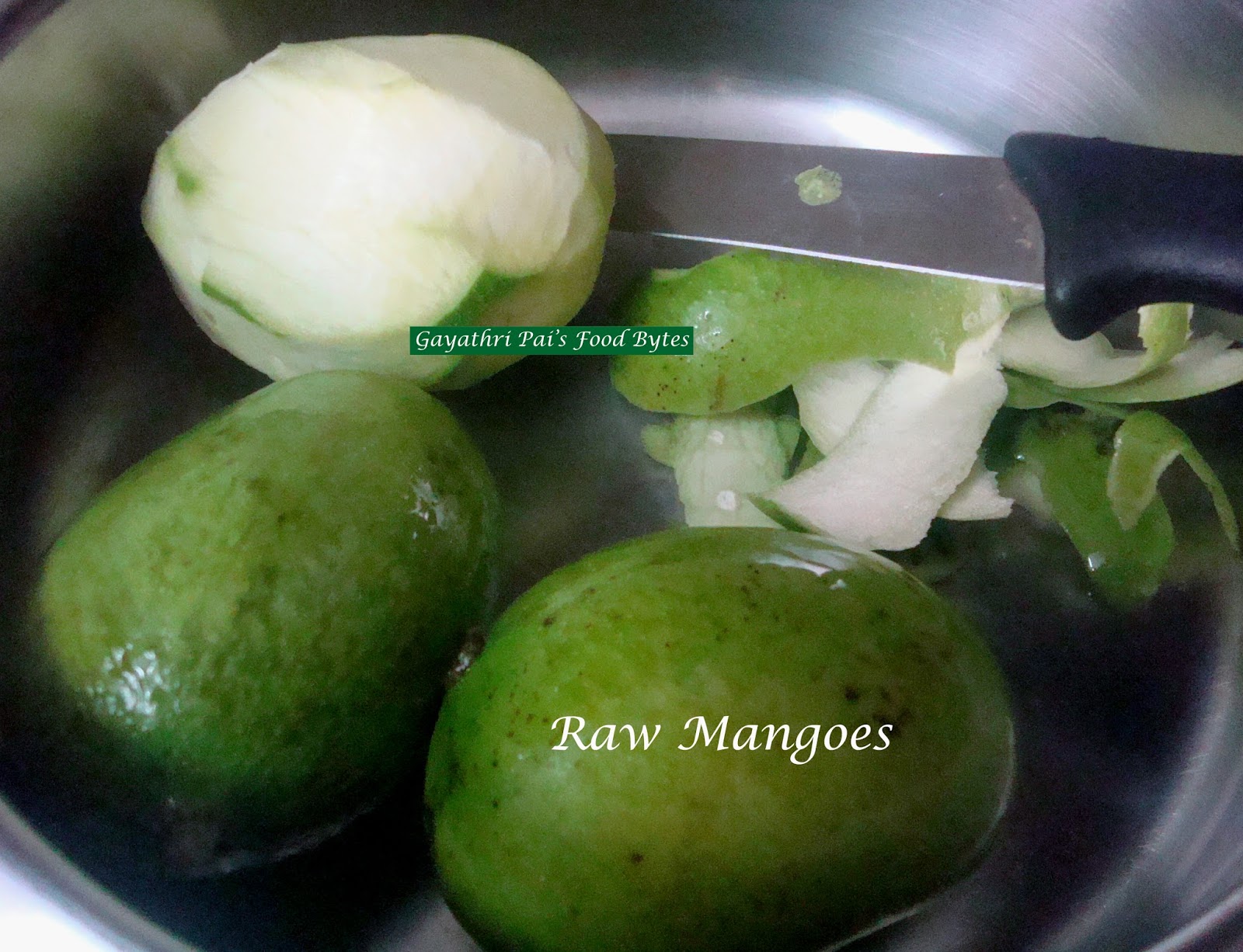 Gayathri Pai's Food Bytes: Spicy Tangy Raw Mango Rasam.