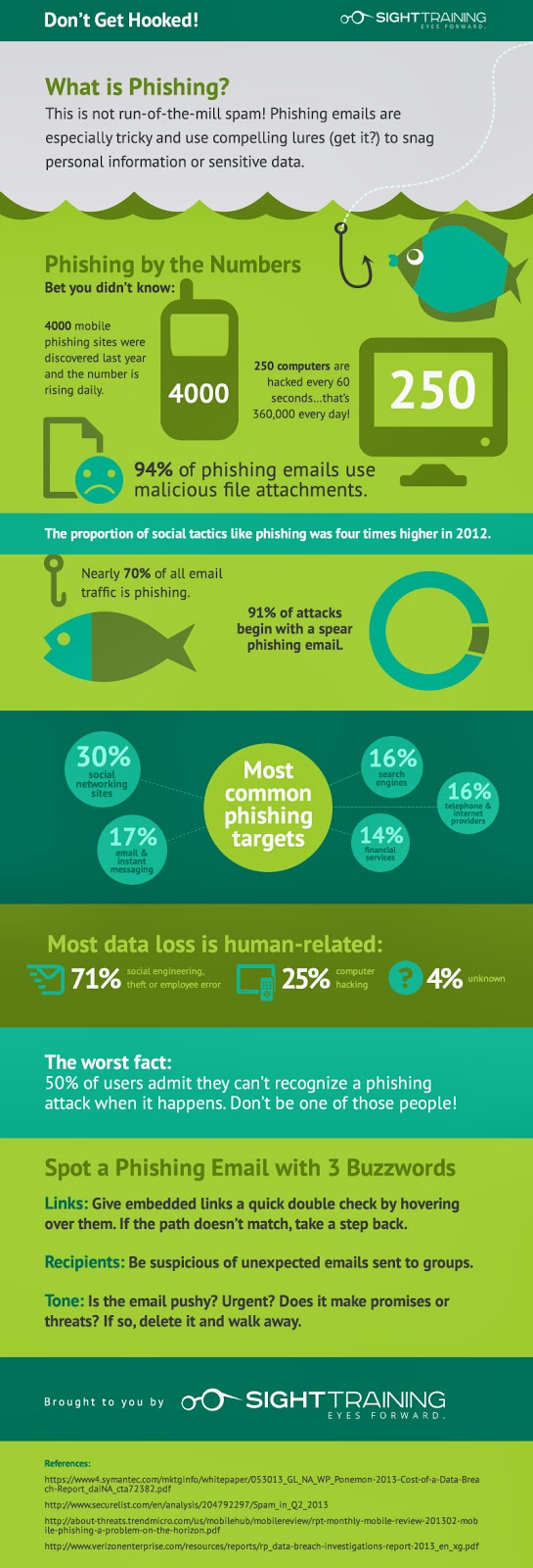 The Human Side of Security: Phishing Infographic: Don't Get Hooked!