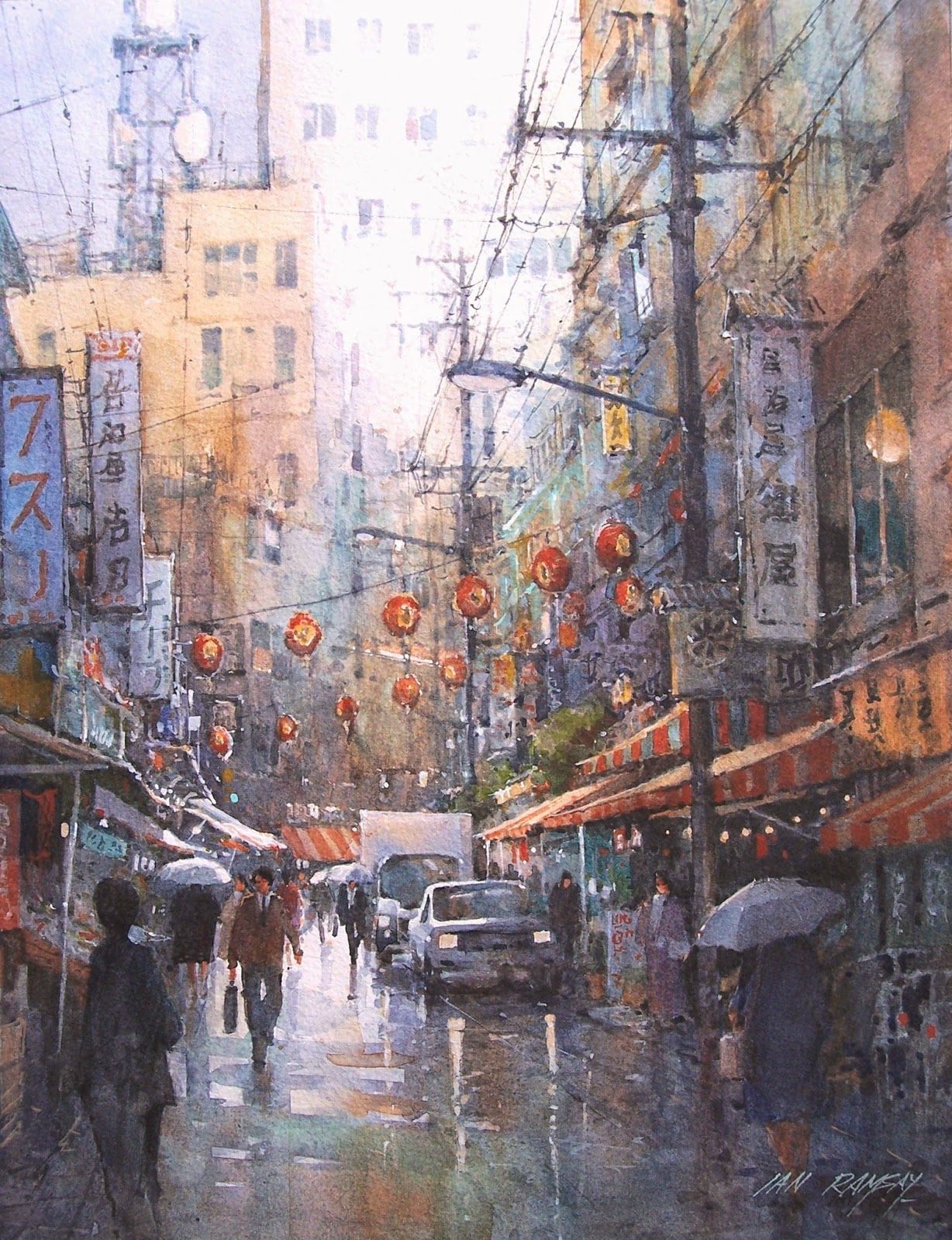 Beautiful Watercolors by Ian Ramsay - ArtPeople.Net