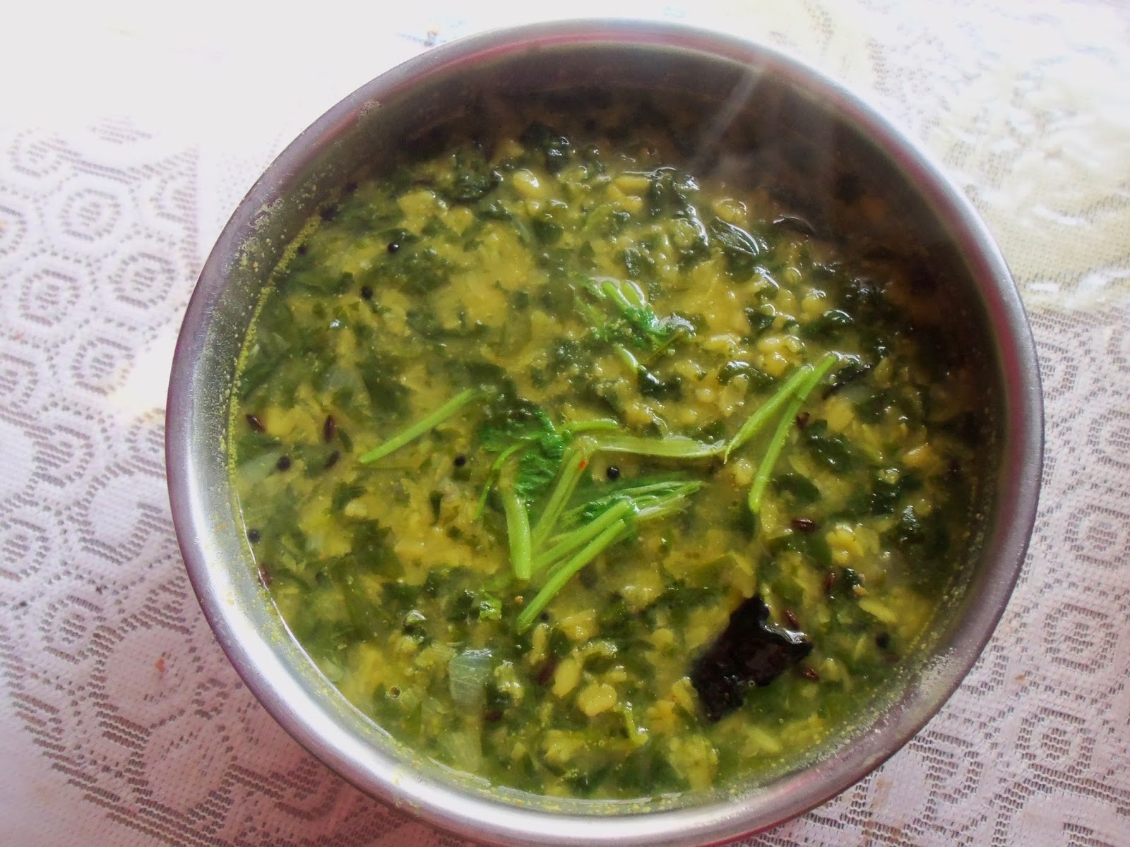 Kalai's Tamil Kitchen: Methi Moong Dal