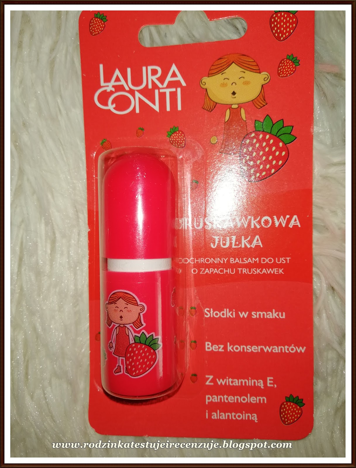 Rodzinka testuje i recenzuje: Pięknie pachnące pomadki dla dzieci Laura ...