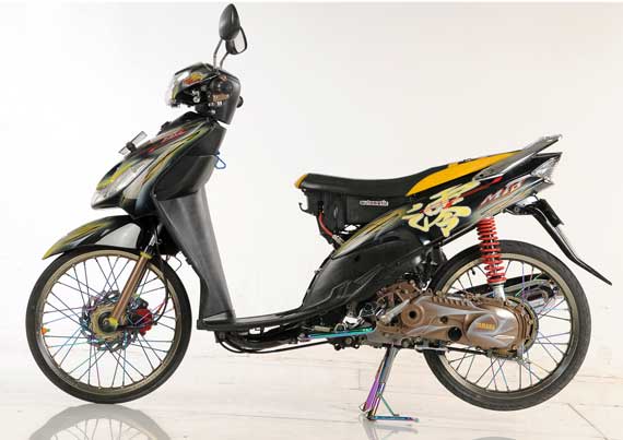 Modifikasi Yamaha Mio "Simple" - Sarboah