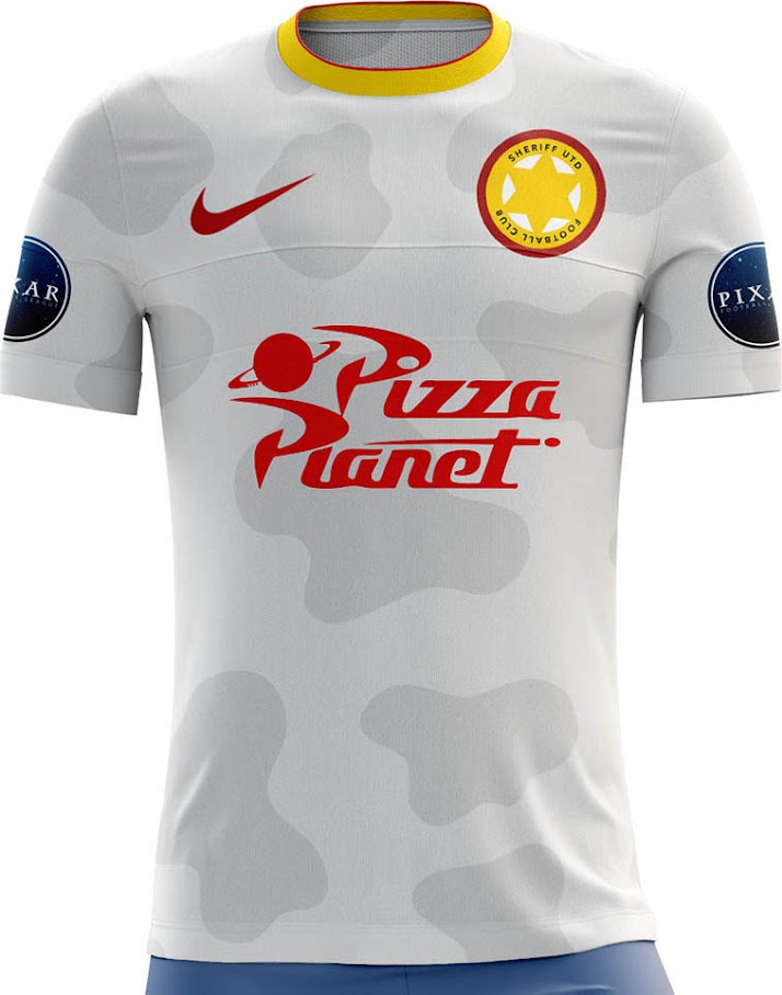 Disney Pixar Football Kits by Martin Turner - Footy Headlines