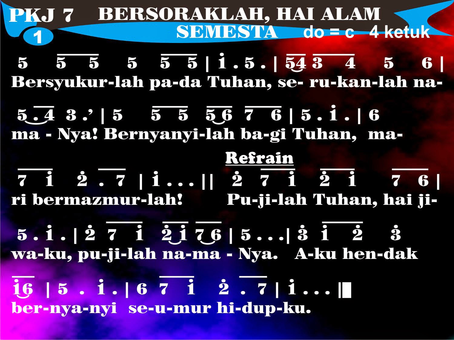 Lagu Gereja Rohani Kristen: Pelengkap Kidung Jemaat. 007. Bersoraklah ...
