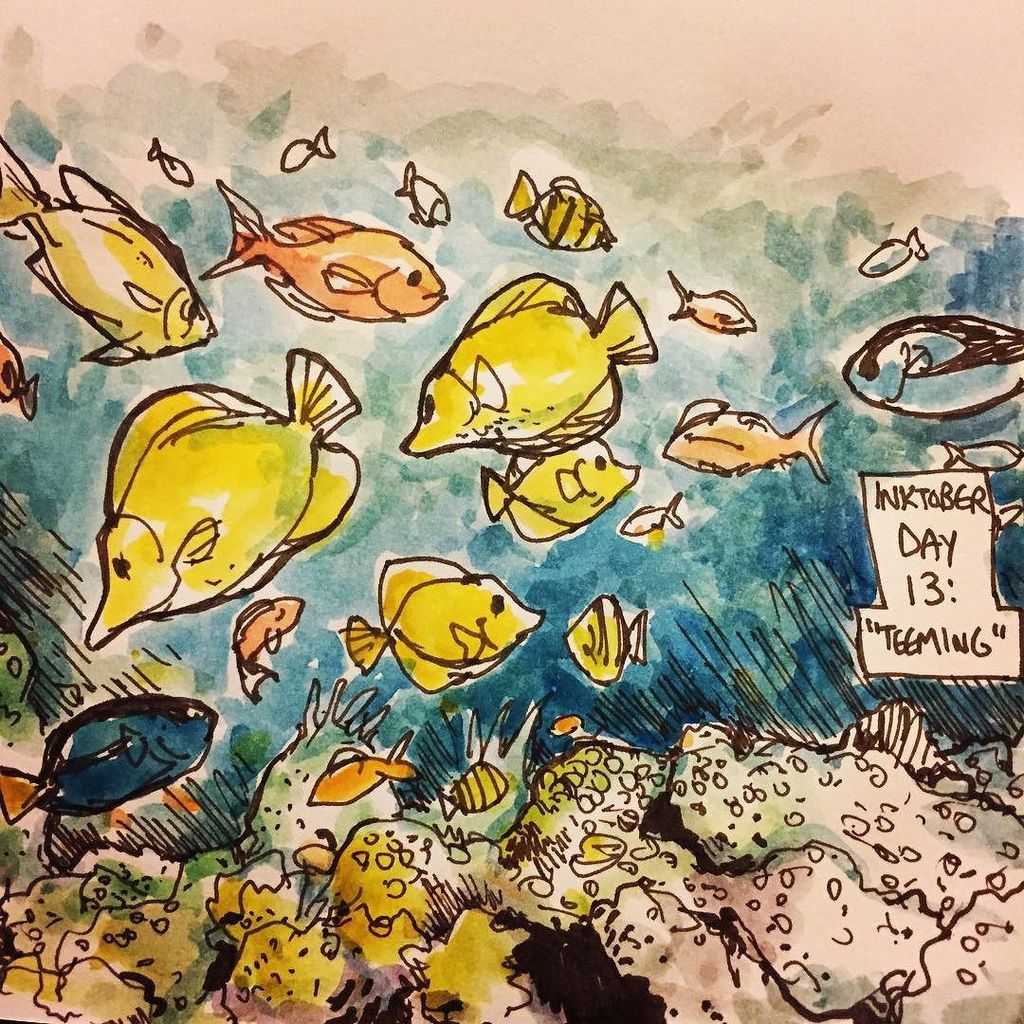 Inktober Challenge and Daily Drawing Challenge, Part 2