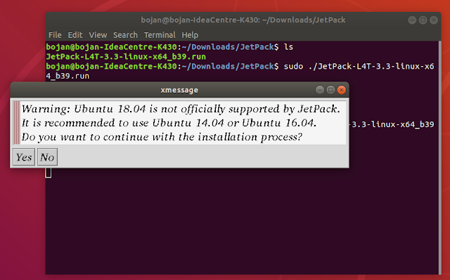 How to install JetPack 3.3 on Ubuntu 18.04 and flash Jetson TX2 | My Public Notepad