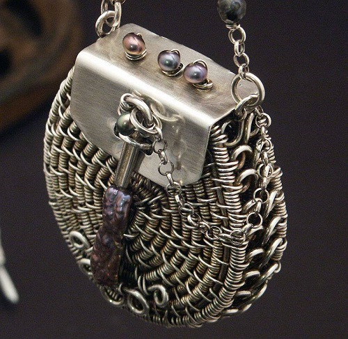 Basket Style Wire Woven Jewelry Designs by Wired Elements / The Beading Gem