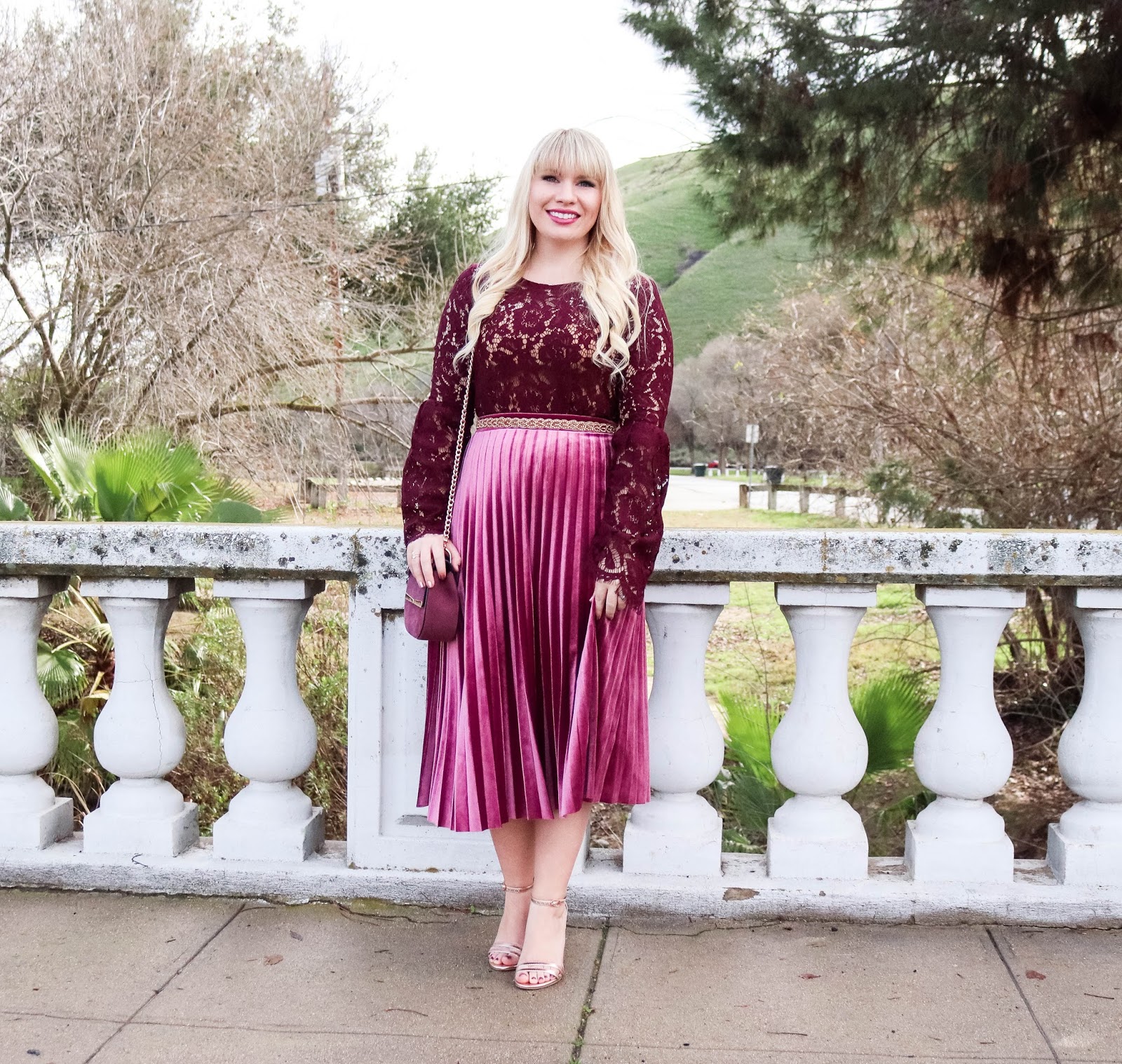 Pretty Plum Outfit Idea - Lizzie in Lace