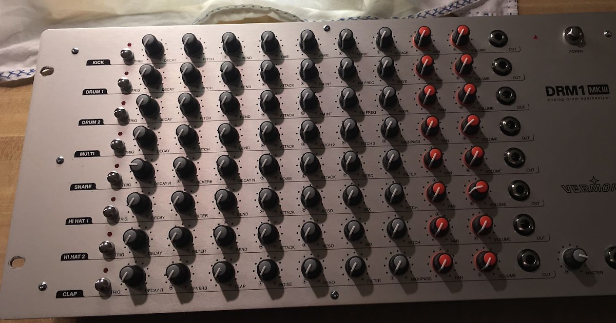 MATRIXSYNTH: Vermona DRM1 MKIII Analog Drum Machine w/ Trigger Inputs
