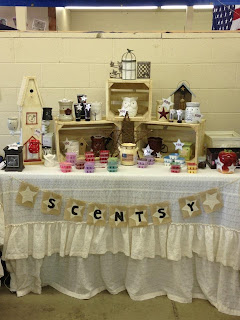 The Sassy Homemaker: My Scentsy booth display at the County Fair