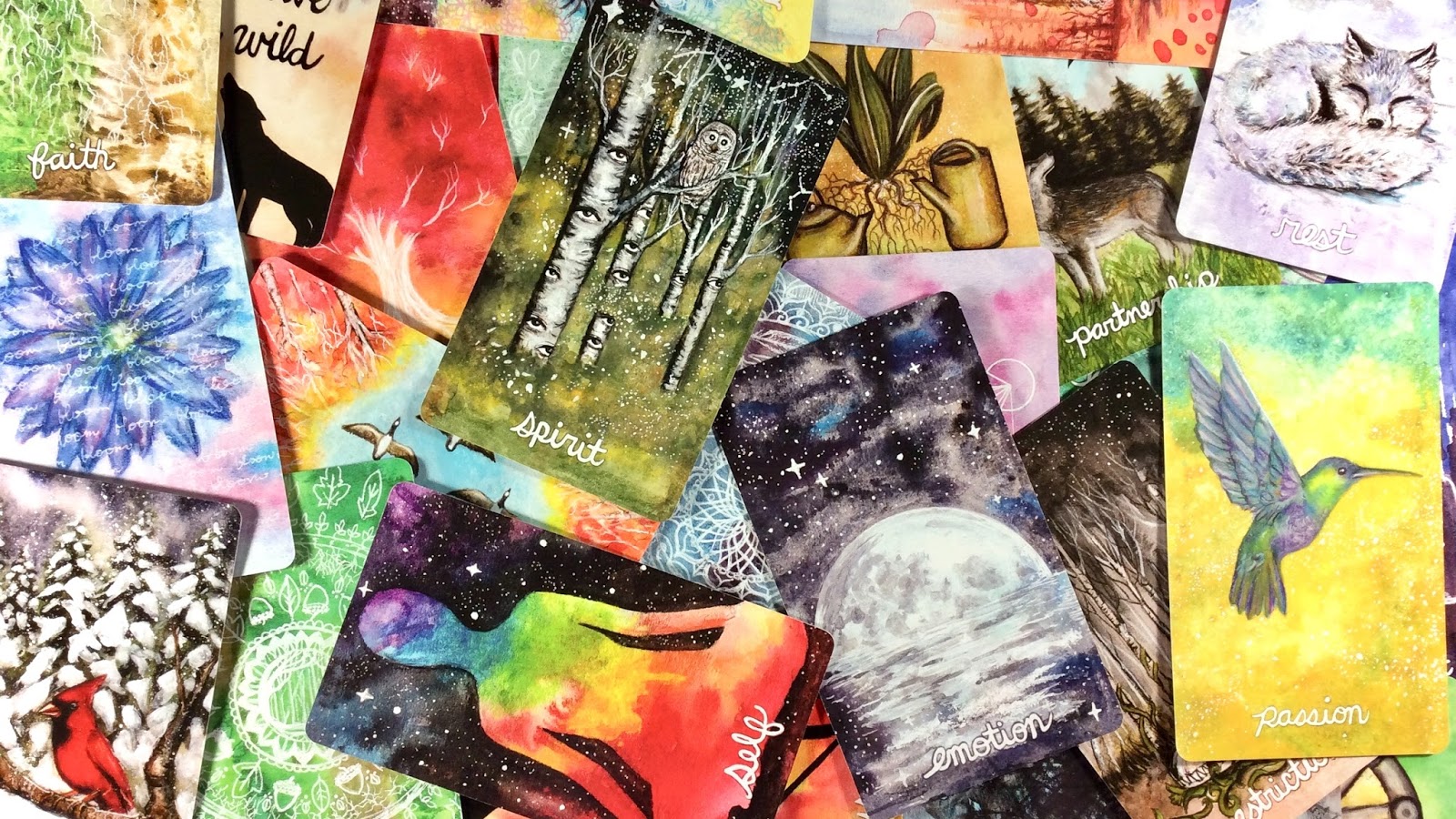 Over The Moon Oracle Cards: Create This Oracle Deck Challenge 2018