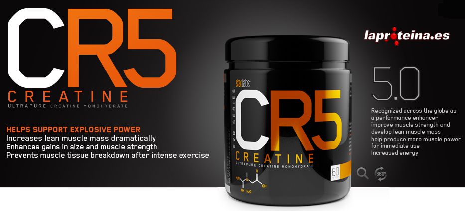 SUPLEMENTOS DEPORTIVOS: CR5 CREATINE 300 GR