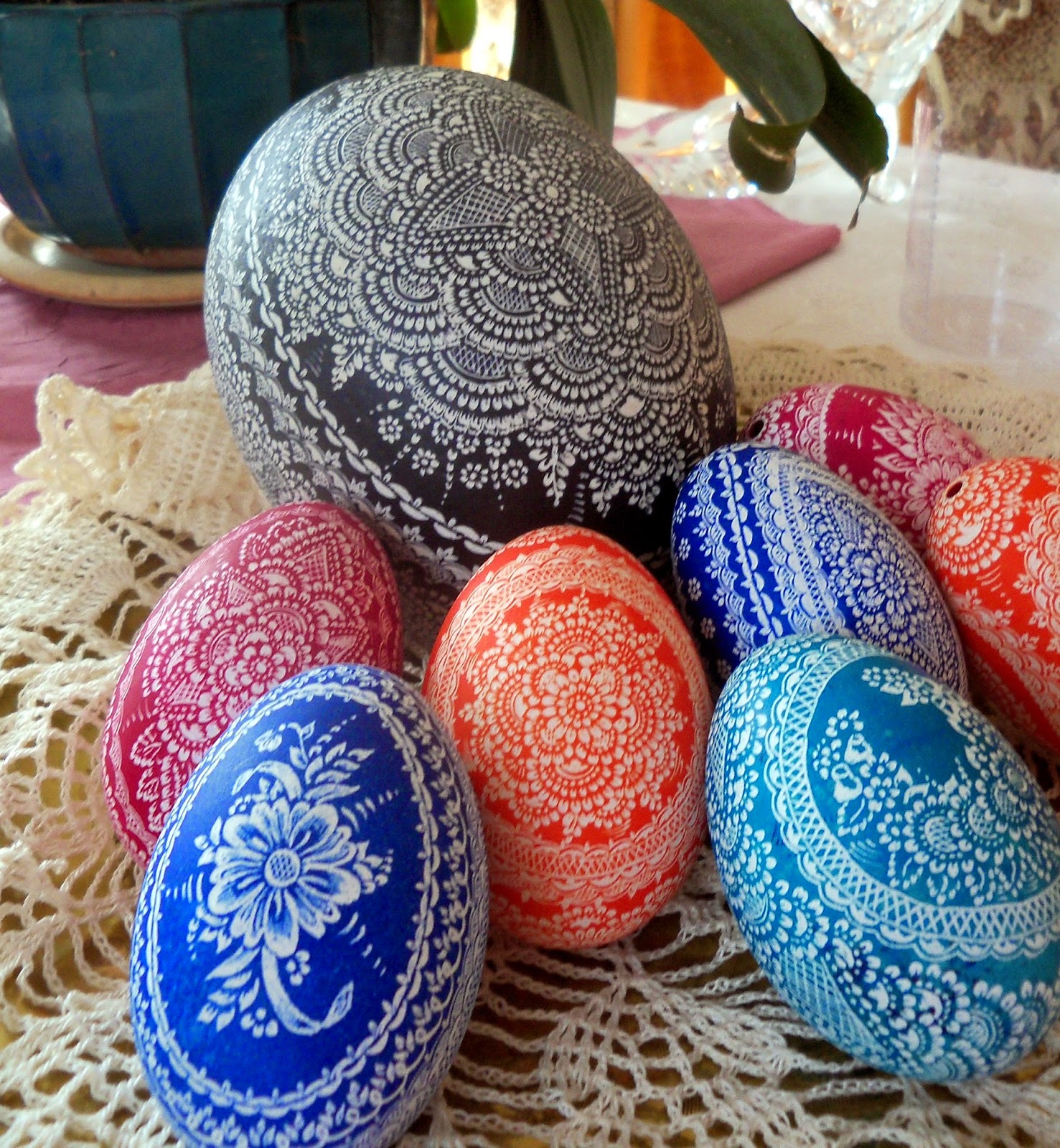 Strusie Jajko -kraszanka-Candy urodzinowe