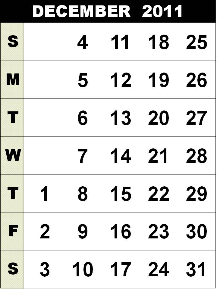 News and Hairstyles: january to december 2011 calendar