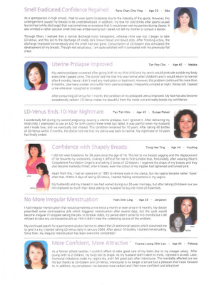 Elken for Healthy Living: LD Venus & LD Esteem Testimonials