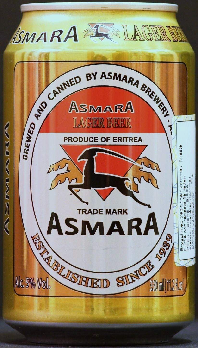 Burk-Bloggen: Asmara Lager Beer : ny dekor
