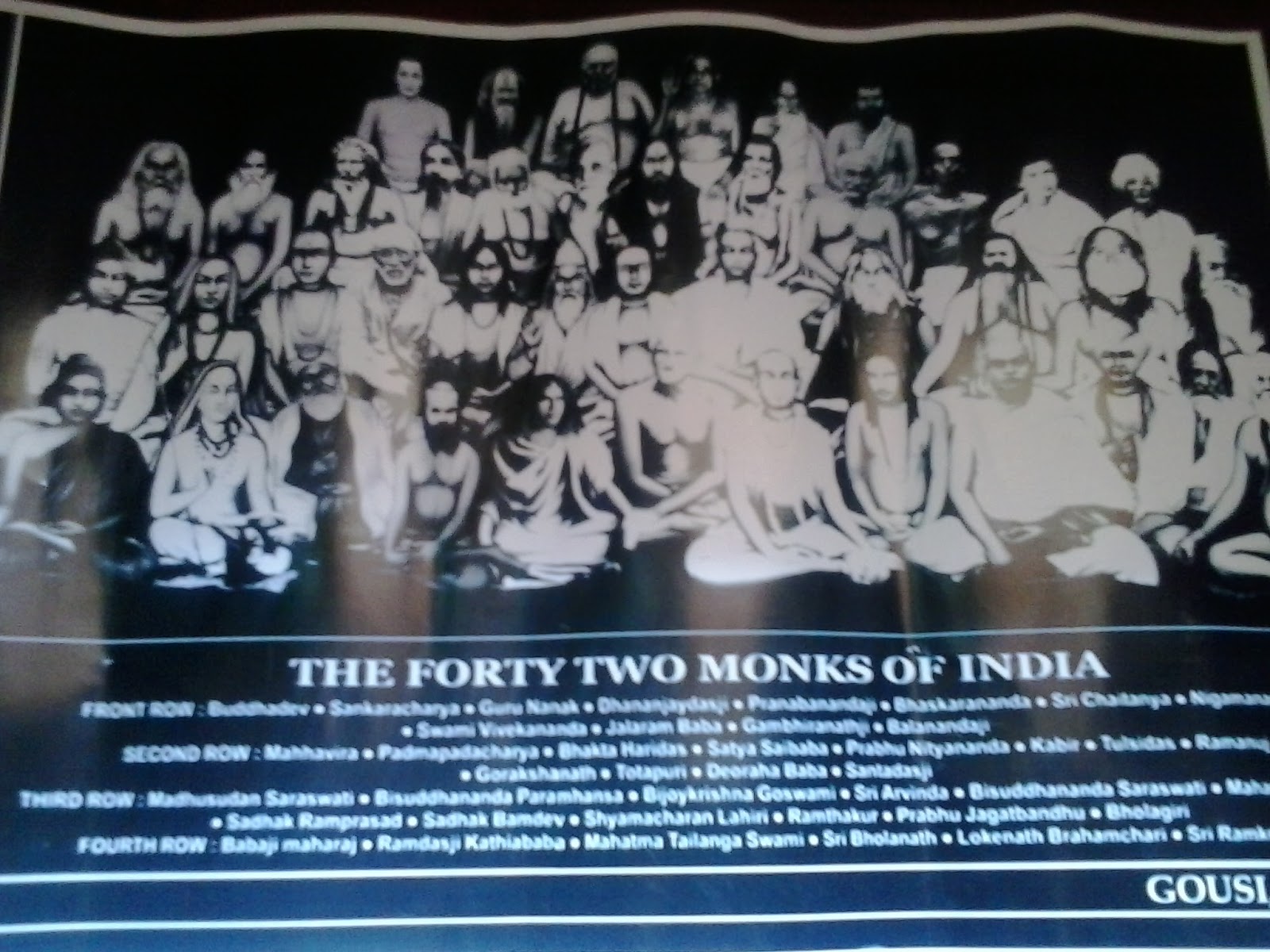 Om Guruve Namaha :: Photo of 42 Monks of India