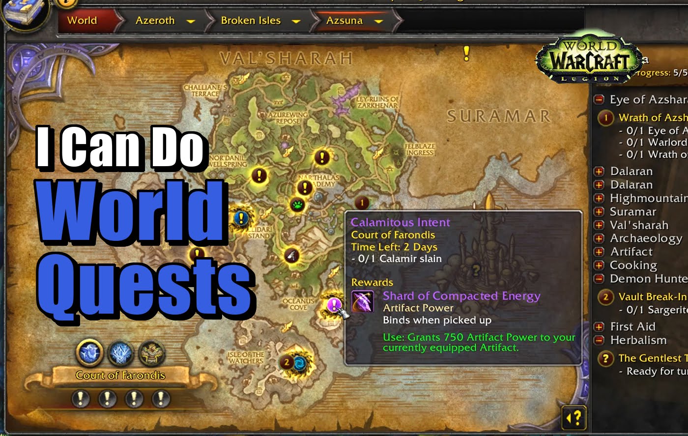 Master of World of Warcraft : Epic World Quest resetting, unlimited ...