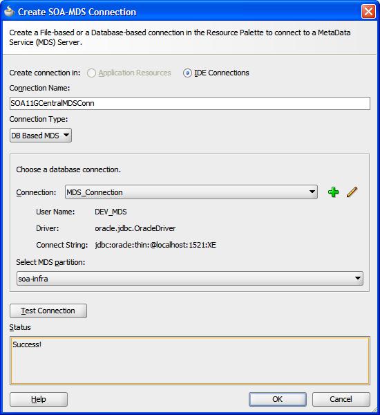 Oracle Fusion Middleware: Implementing MDS in Oracle SOA 11G