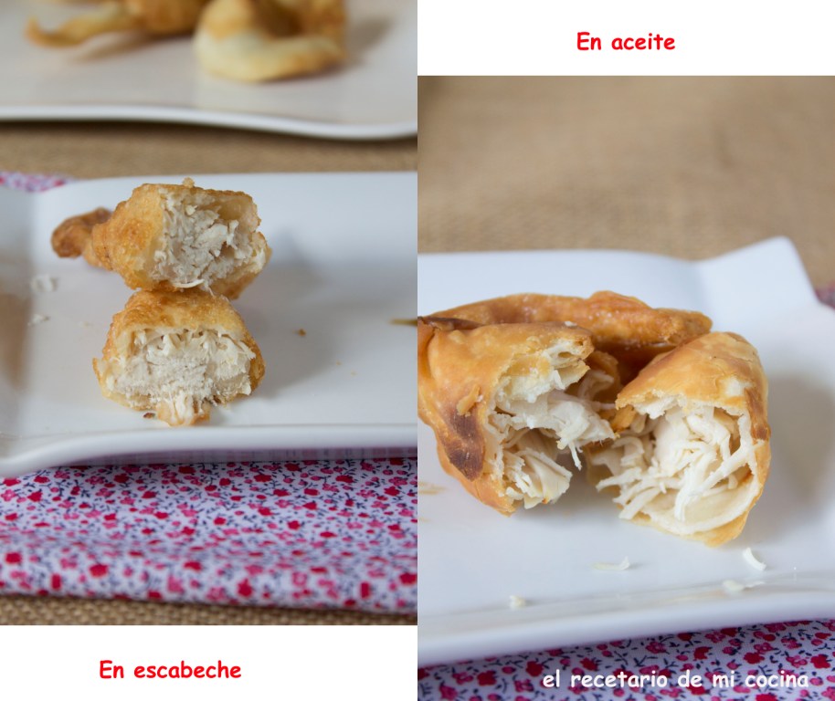 el recetario de mi cocina: Wontons de pollo en lata