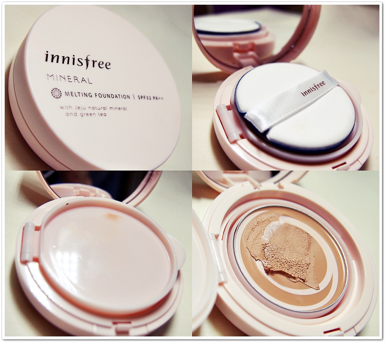 Journey on Beauty : Innisfree Mineral Melting Foundation Review