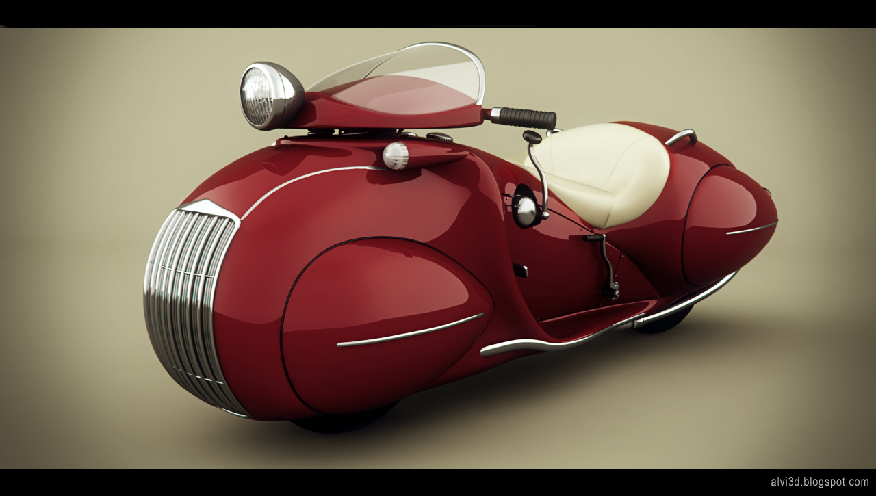 STREAMLINE MOTORBIKE | Alvi JimGo, Diseño 3D en Zaragoza