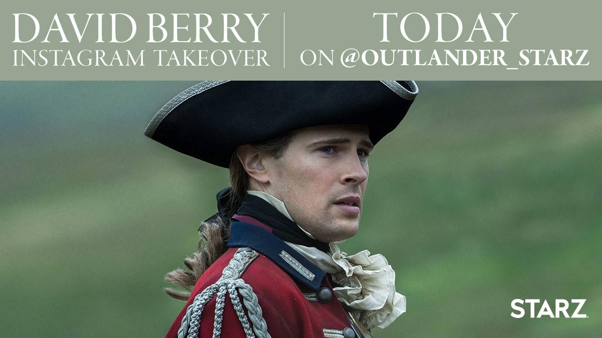 David Berry on Outlander´s Instagram
