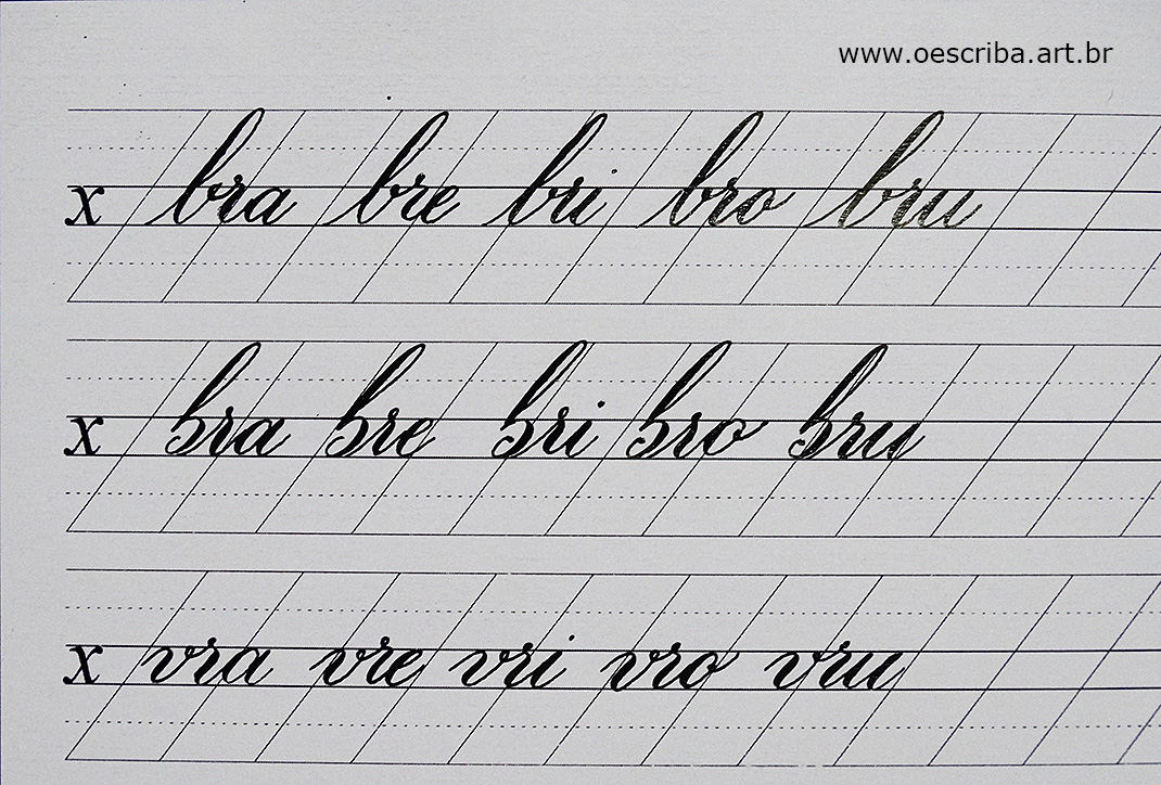 ANA BARROS CALIGRAFIA: Como escrever sílabas com br e vr