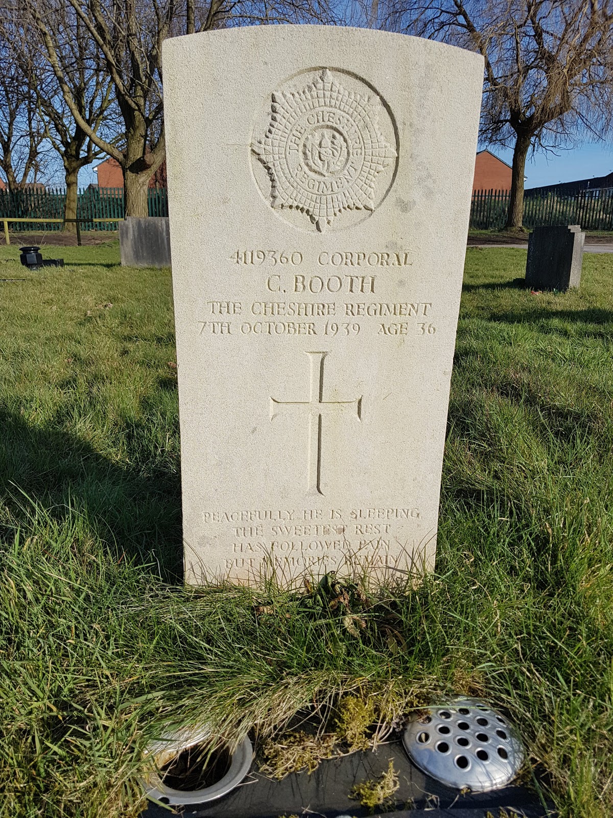 War Graves and Memorials: Stockport Cemetery and Crematorium.
