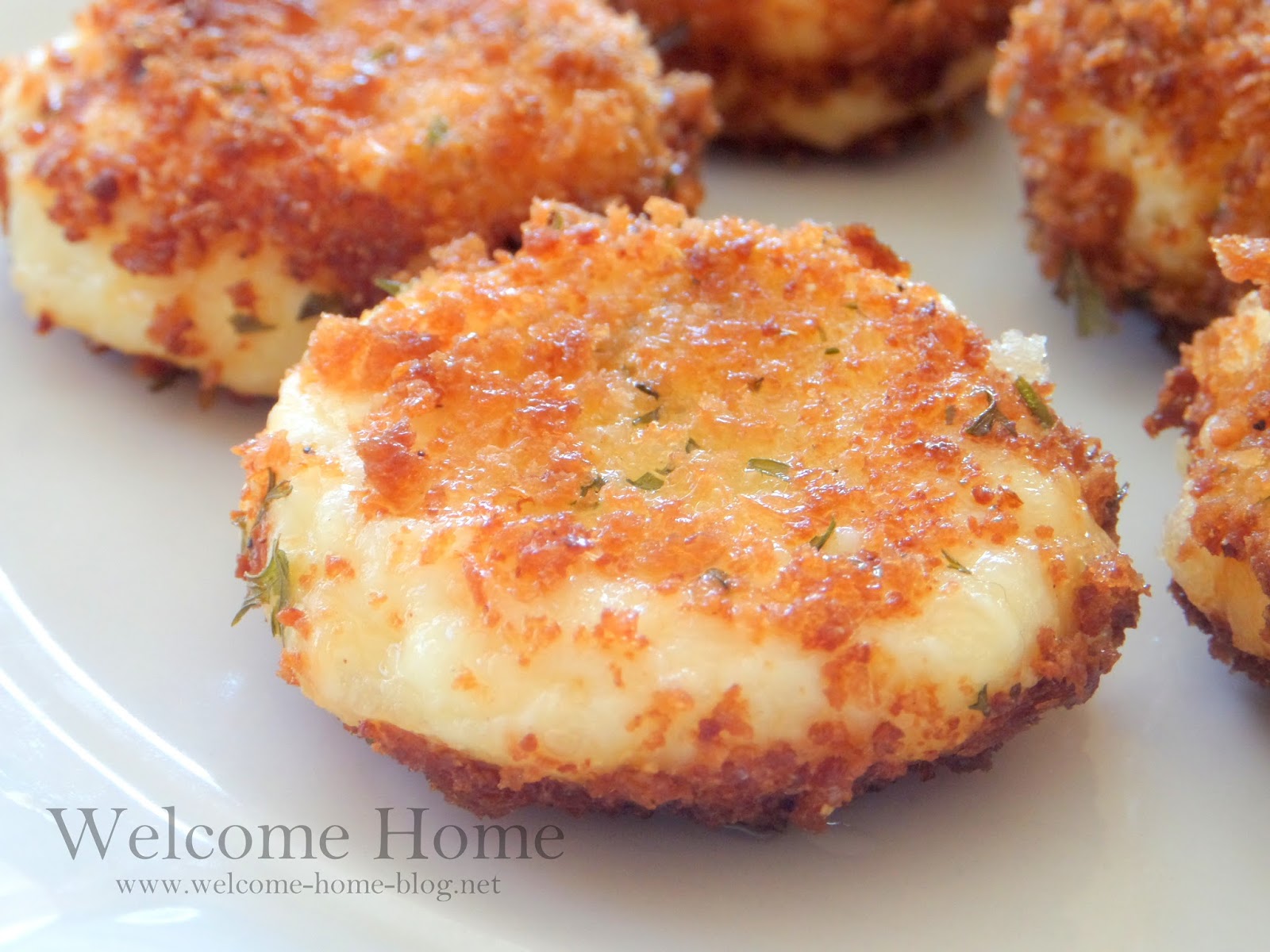 Welcome Home Blog: Fried Cheese Rounds