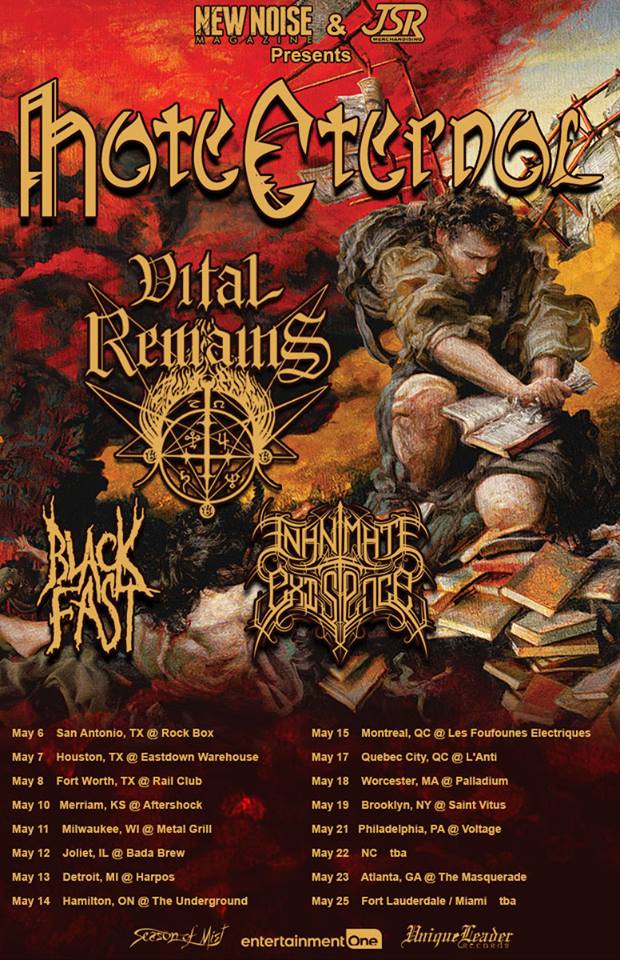 Hate Eternal Announces The Infernus Tour | NataliezWorld