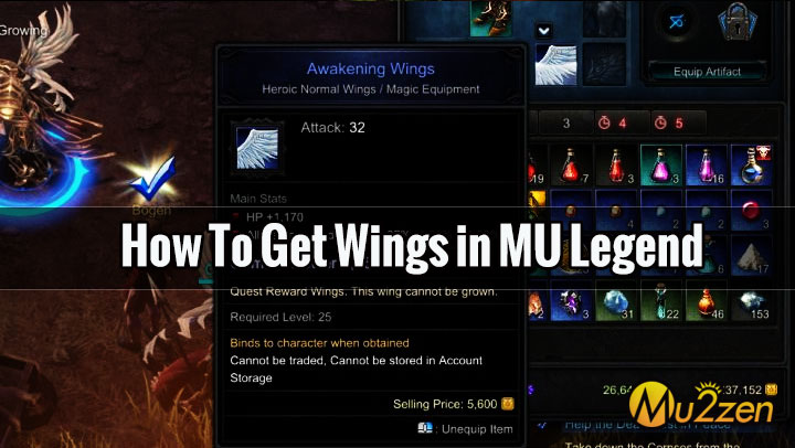 How To Get Peta And Wings In MU Legend?