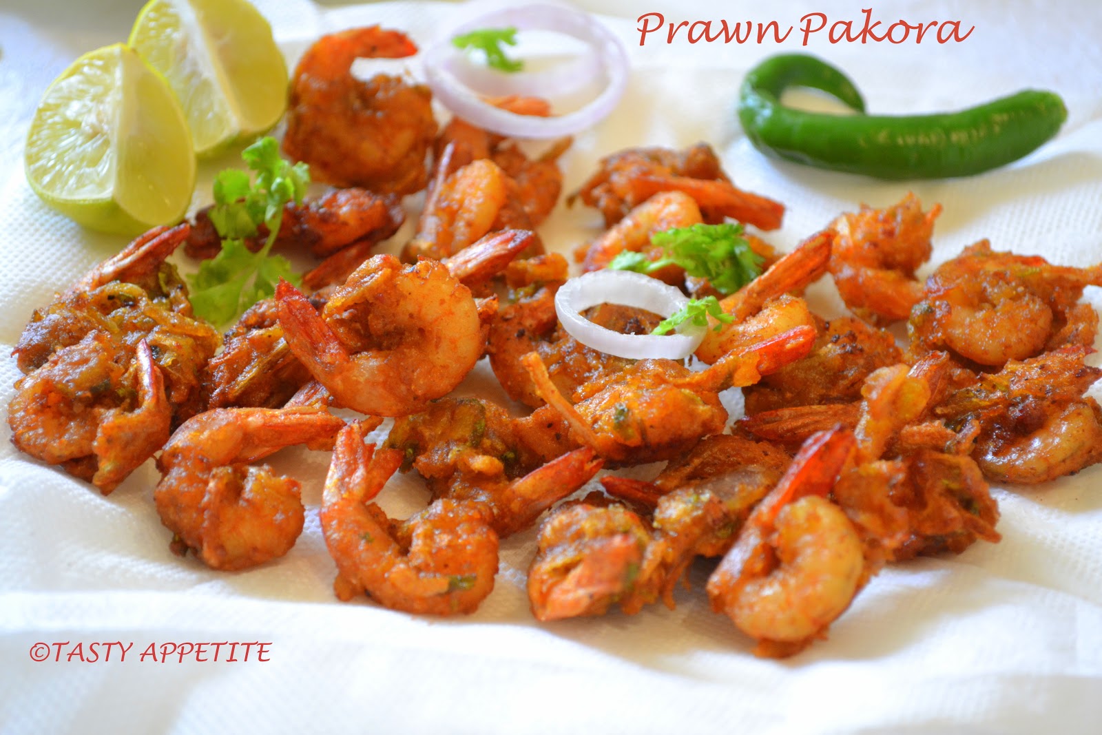 Spicy Prawn Pakora / How to make Prawn Pakora / Step-by-Step:
