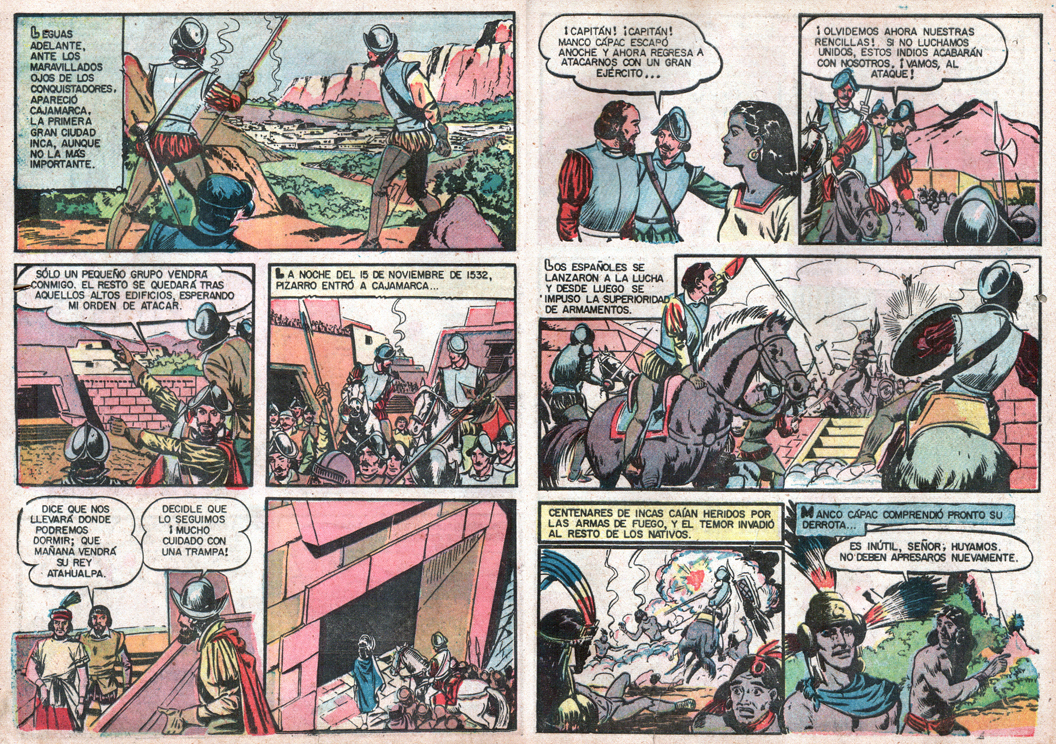 RINCON DEL DIBUJANTE: FRANCISCO PIZARRO EN HISTORIETA (1956)